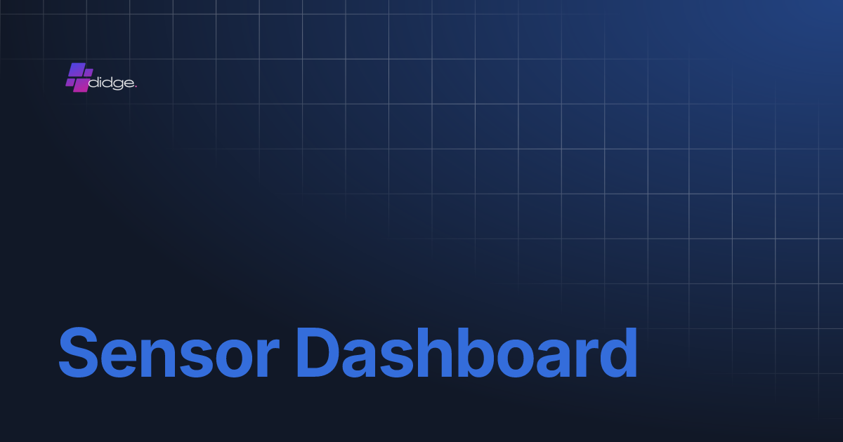 Sensor Dashboard | Home